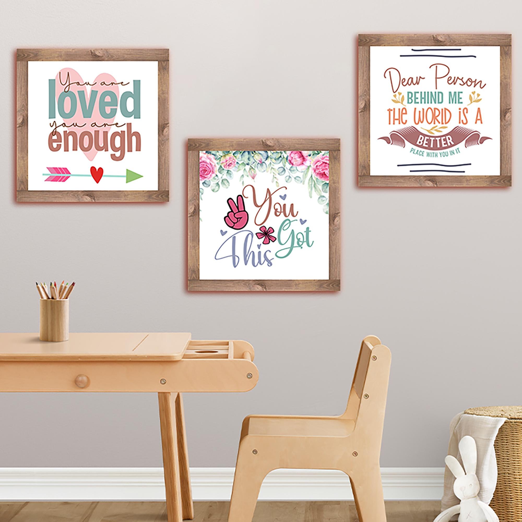 Classroom Inspiration Posters, Classroom Decor Positive Motivation Kids ...