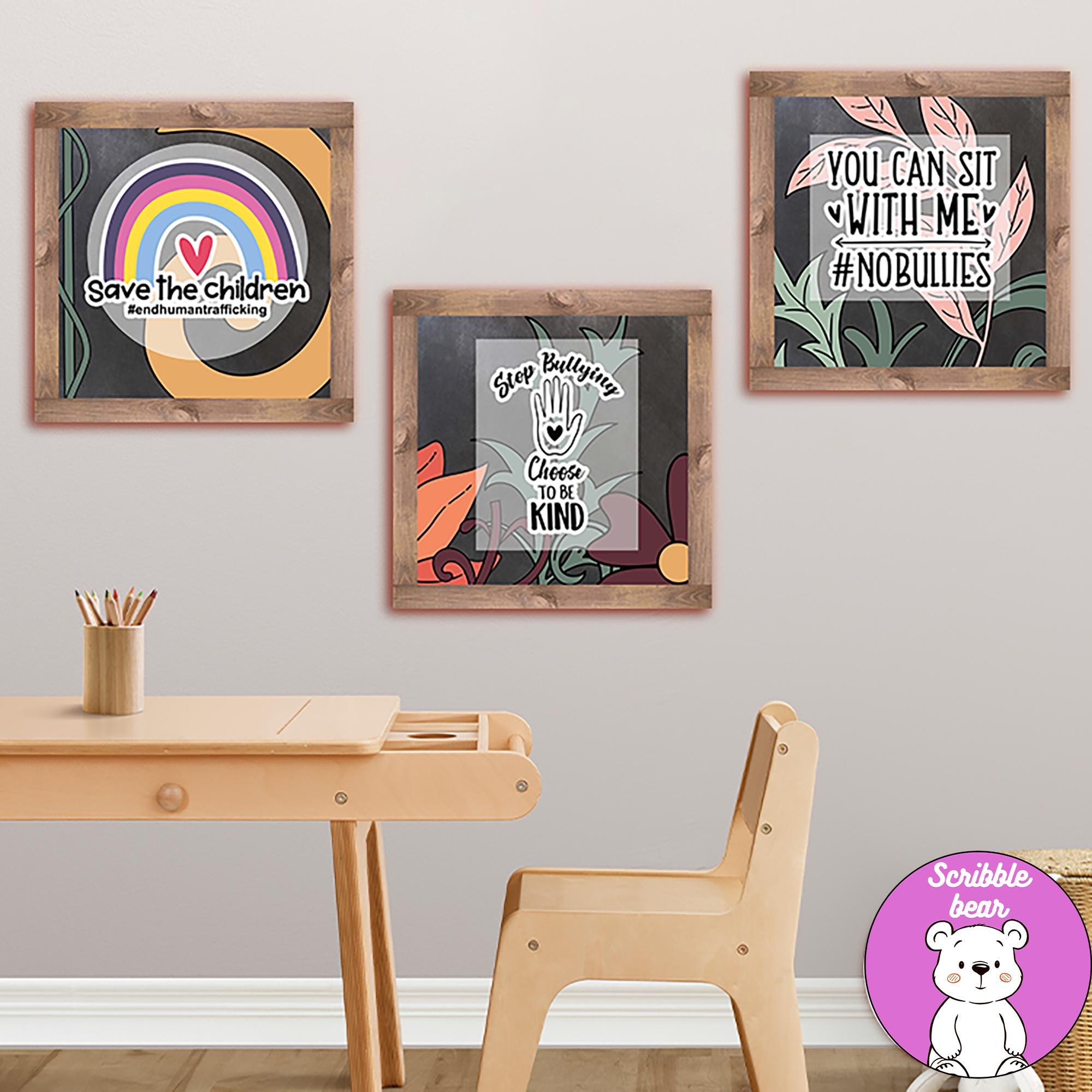 Anti Bullying Awareness Poster, Classroom Decor, Counselor Office Decor ...