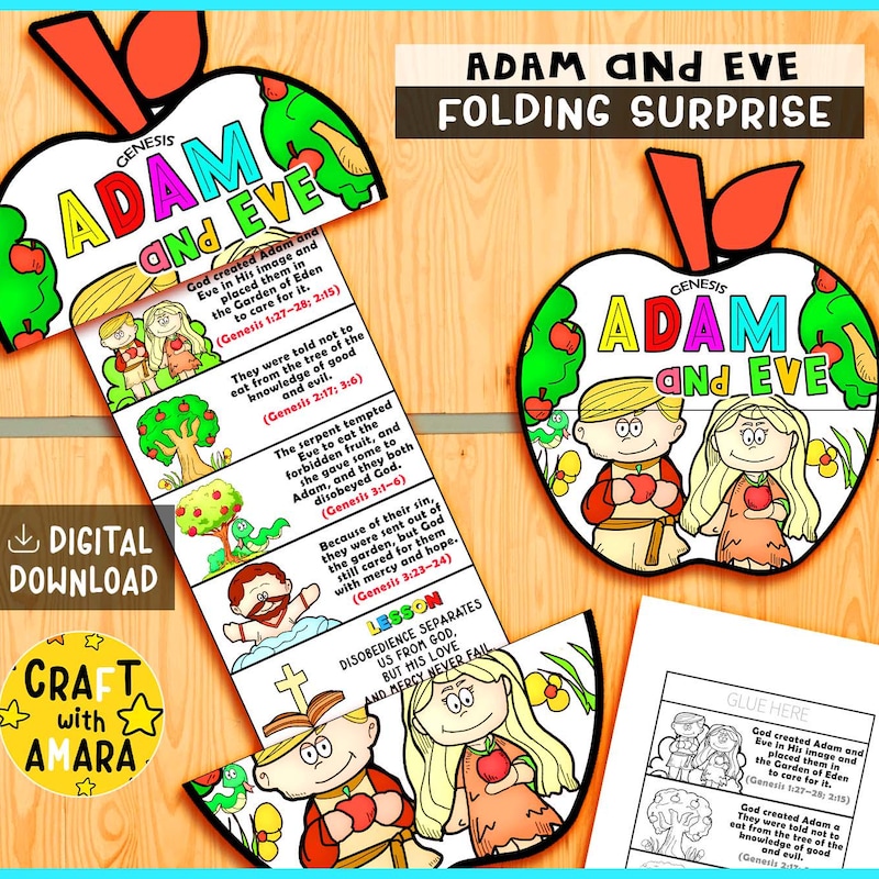 Adam Eve Sin Craft - Etsy