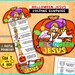 HALLOWEEN Jesus Folding Surprise Coloring Craft: Jesus Loves Us, Bible ...
