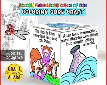 The Big Catch of Fish Colour in Mobile With Colouring Page. Based on ...
