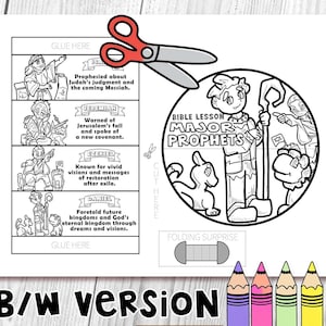 Major Prophets Folding Surprise Bible Craft: Bible Study Lesson Guide ...
