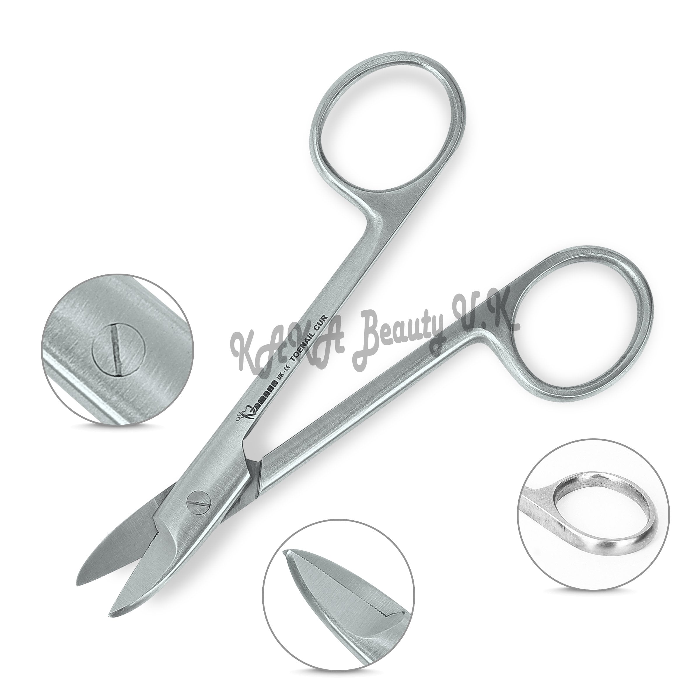 ENGLAND PREMIER Chiropody Toe Nail Scissors for Thick Nails Podiatry ...