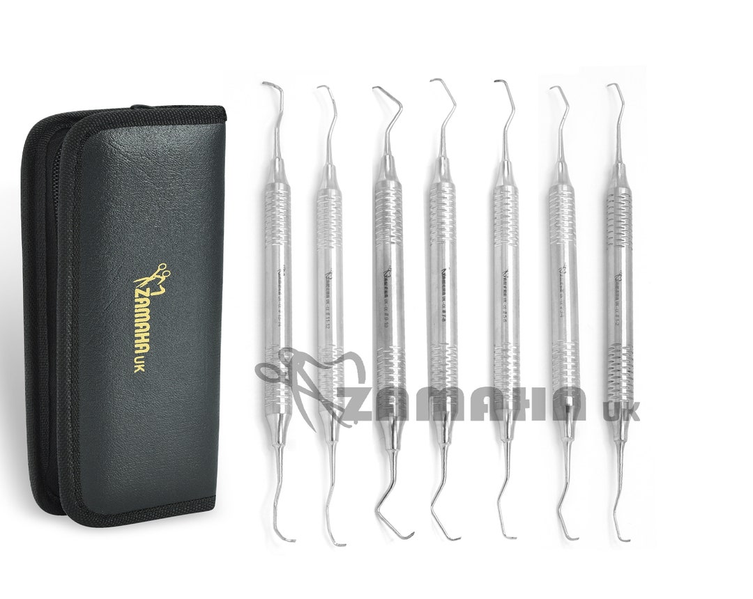 Dental Scaler Gracey Curette Periodontal Scaling Calculus Elevator Periodontal Instruments ...