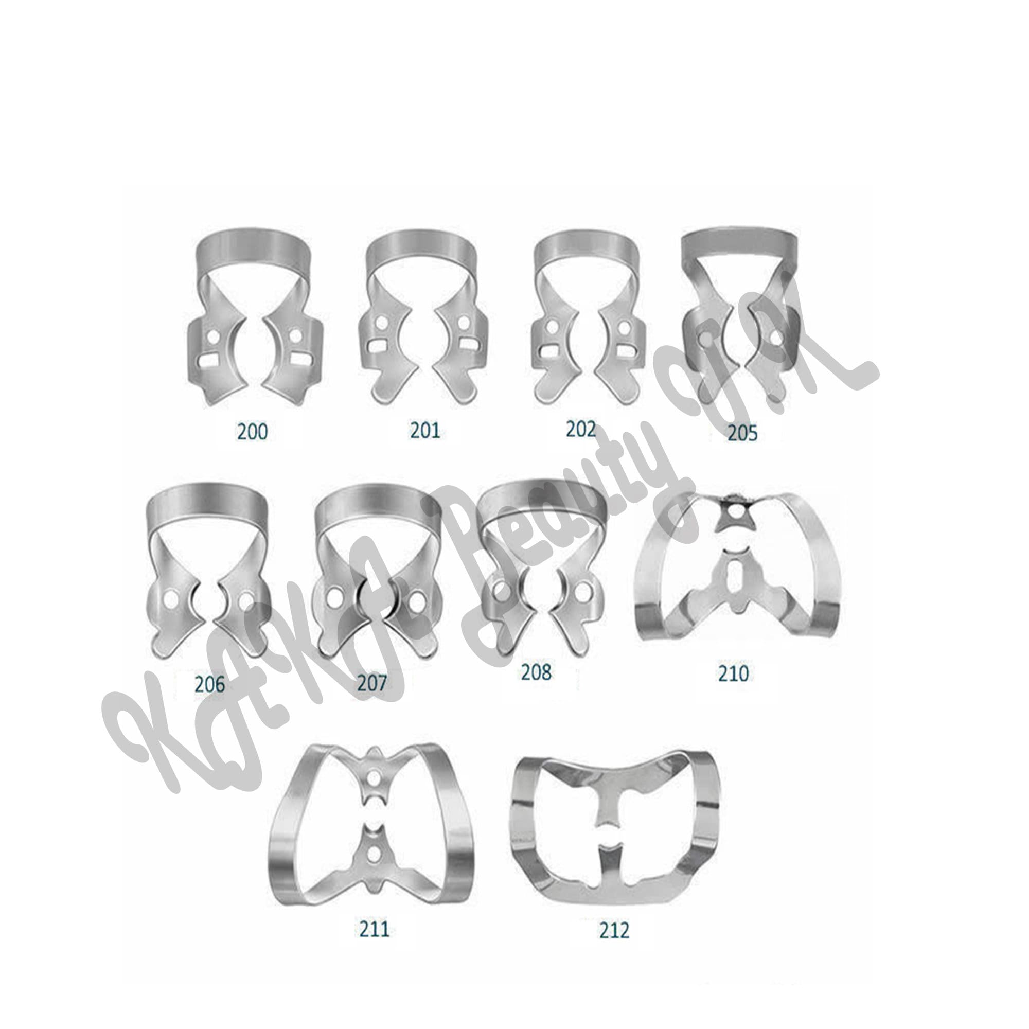 Dental Rubber Dam Kit Set of 19 Pcs Rubber Dam Set Rubber Dam ...