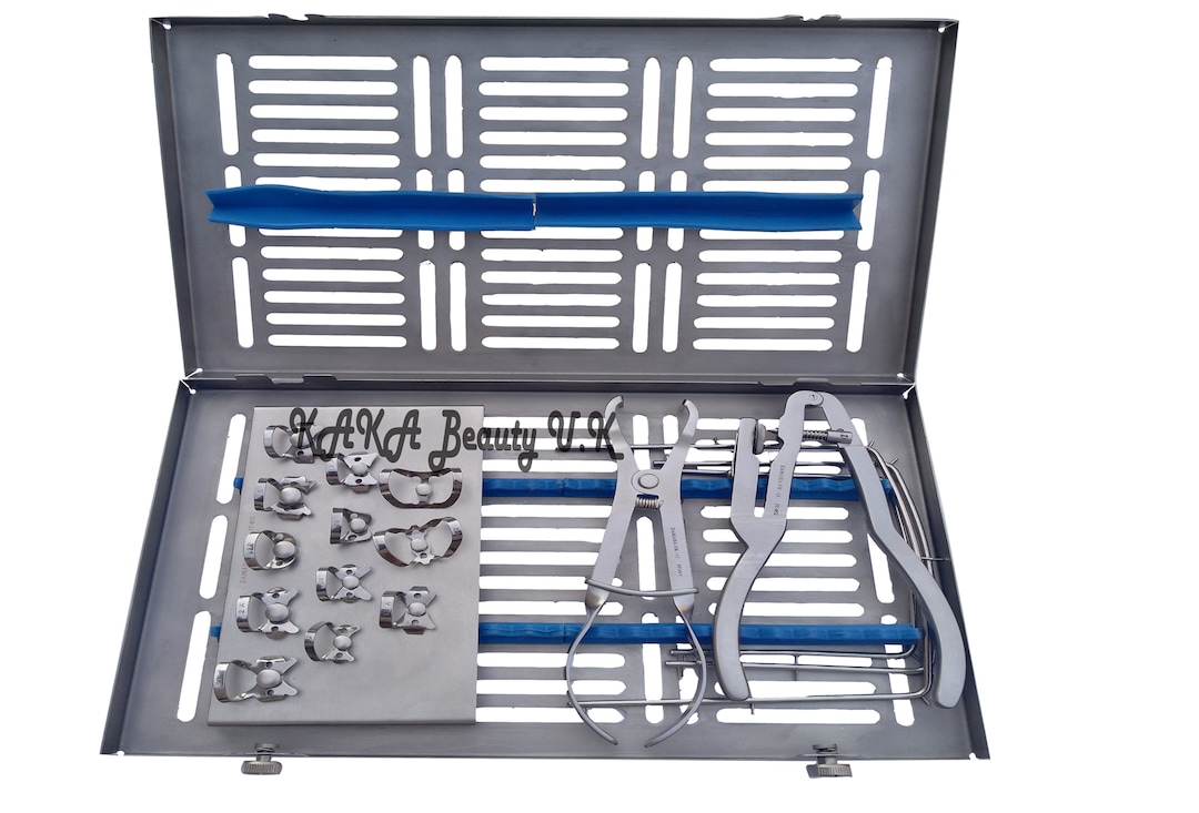 Dental Rubber Dam Kit Set of 19 Pcs Rubber Dam Set Rubber Dam ...