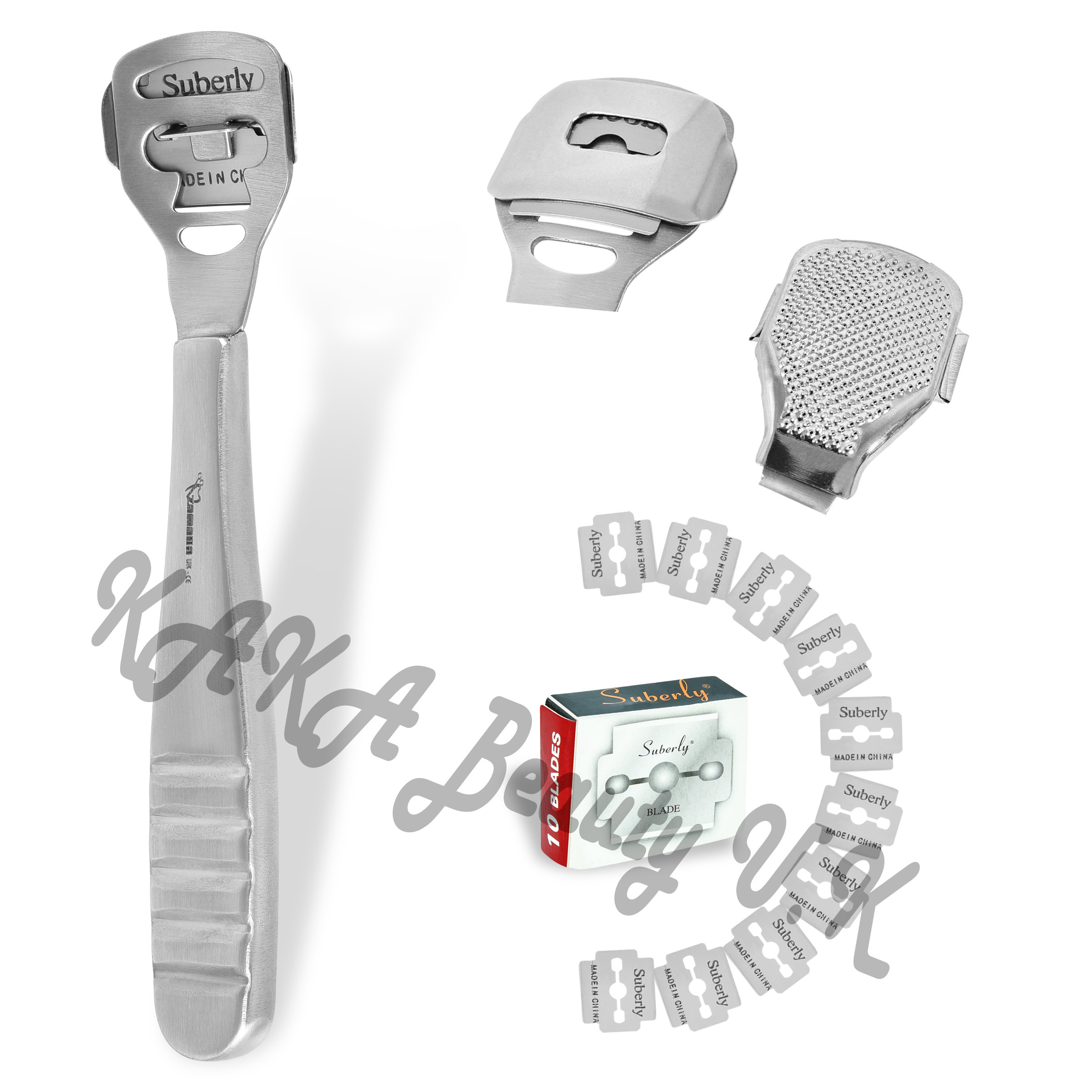 Stainless Steel Callus Corn Foot Scraper Pedicure Foot Rasp Hard Skin ...