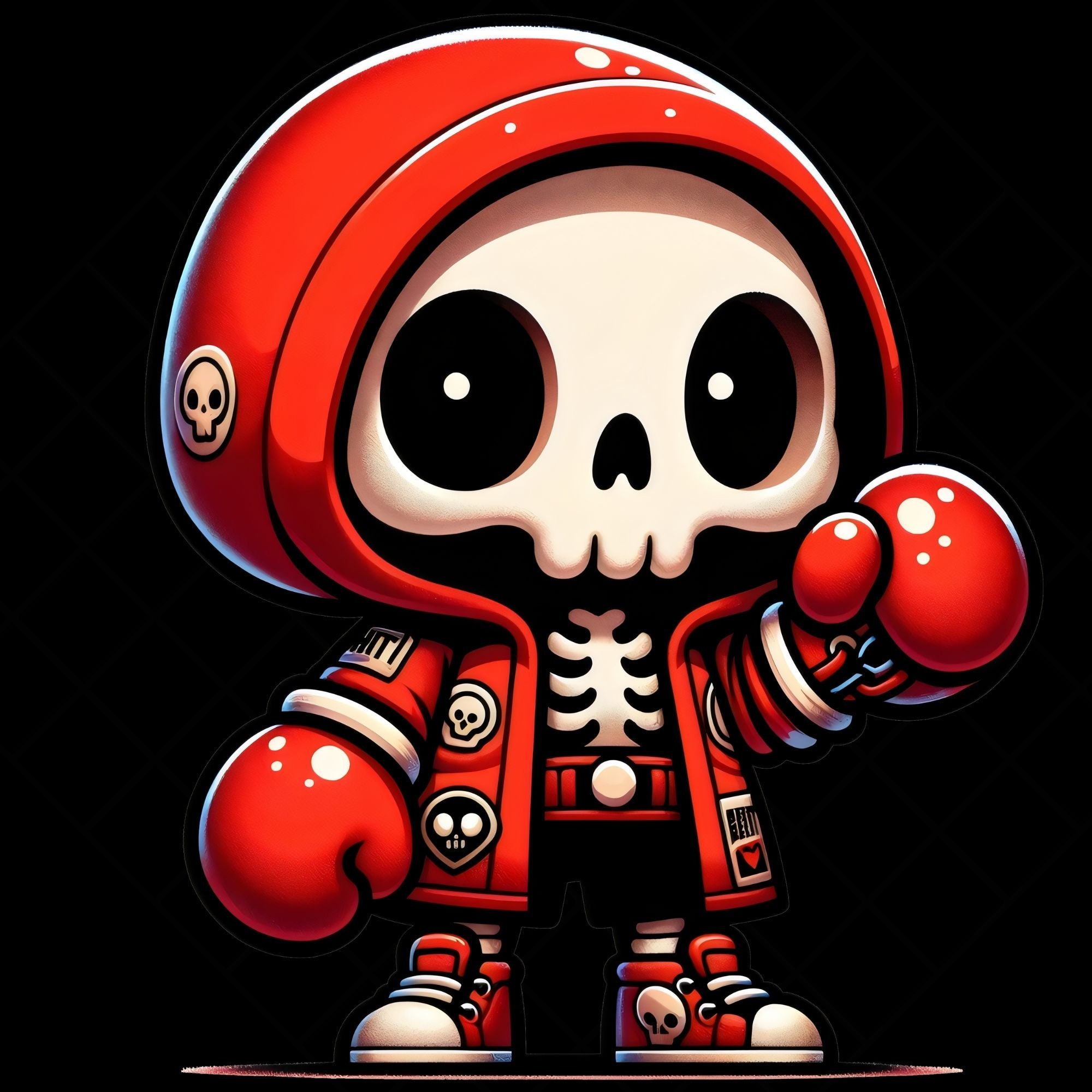 Boxing Skeleton PNG: Knockout Bones Champion (digital Download) - Etsy