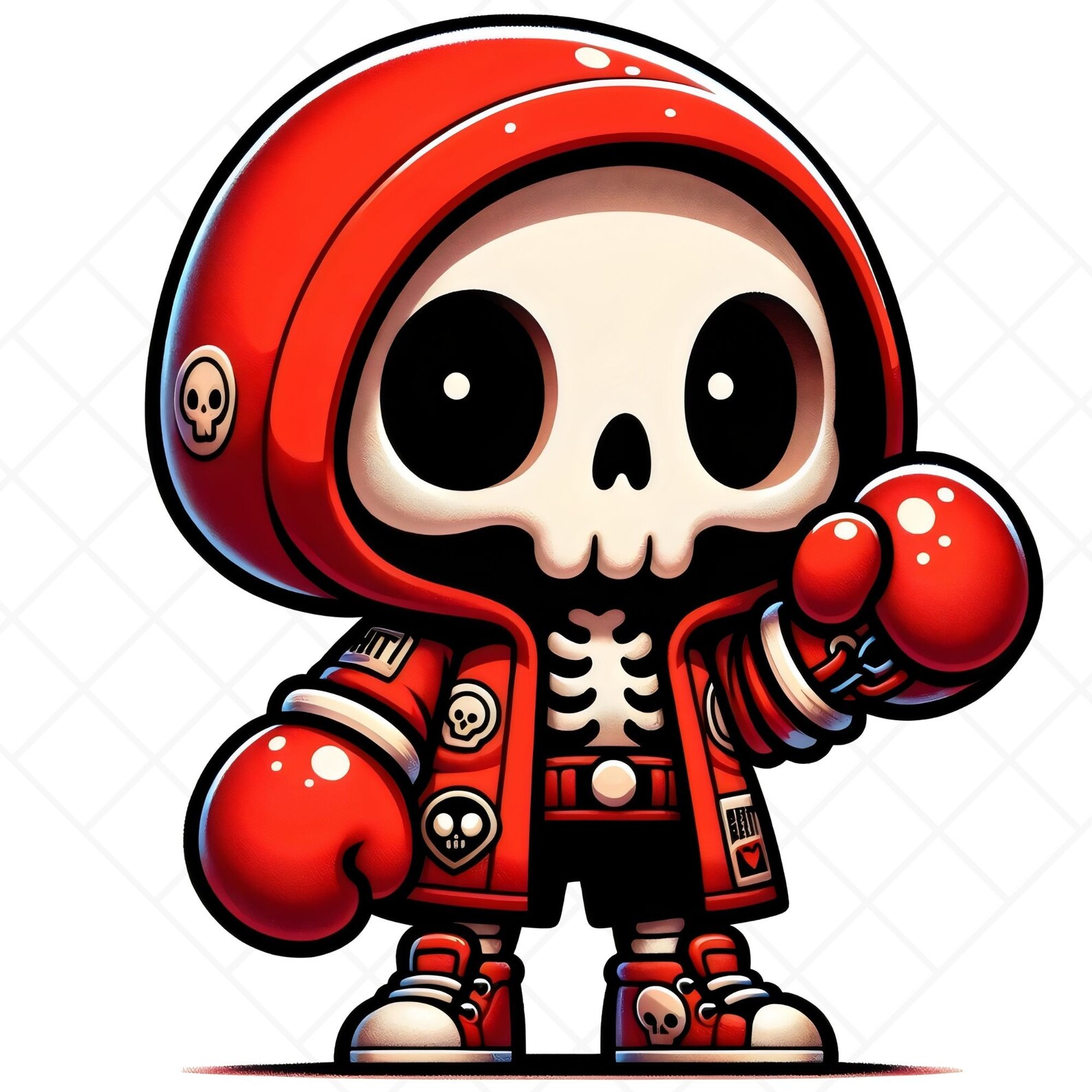 Boxing Skeleton PNG: Knockout Bones Champion (digital Download) - Etsy