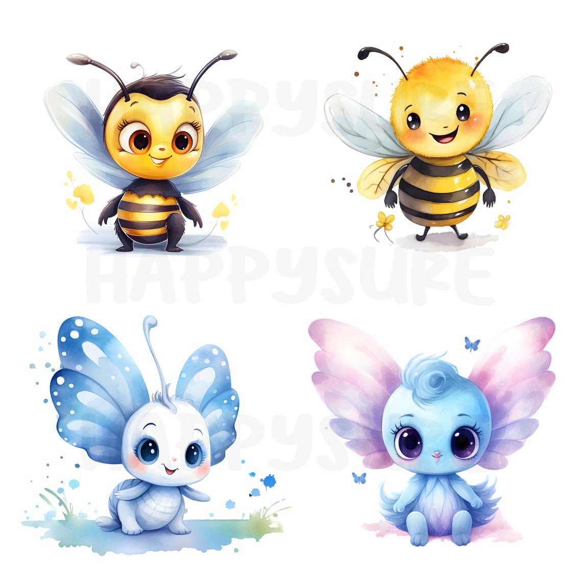 Cute Baby Animals Clipart, Safari Animals for Nursery, Baby Animals 32 ...