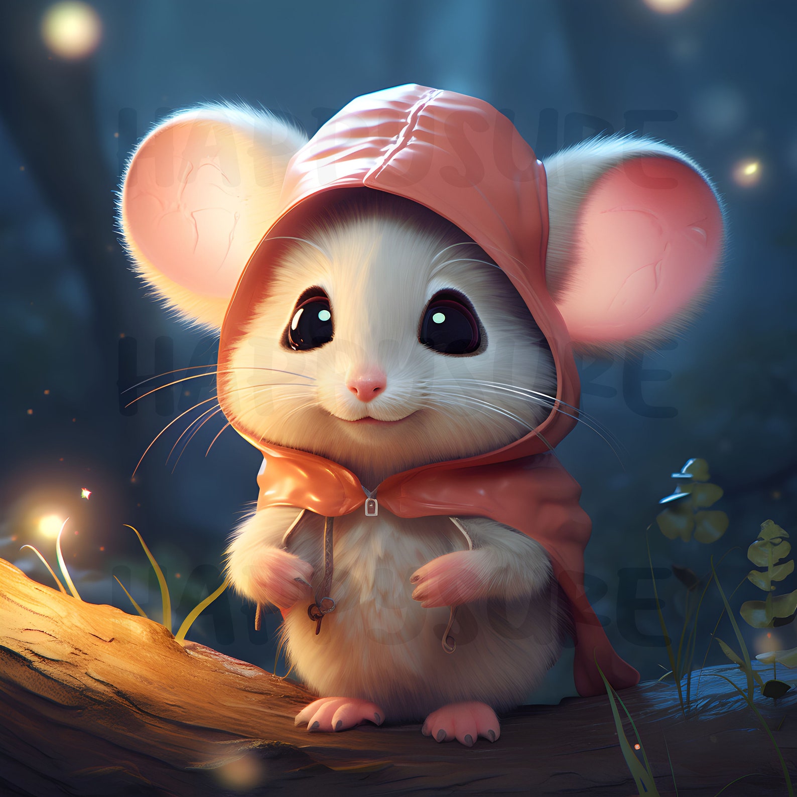 Decorative Picture, Cute Mouse Wallpaper. Can Be Used for Both Personal ...