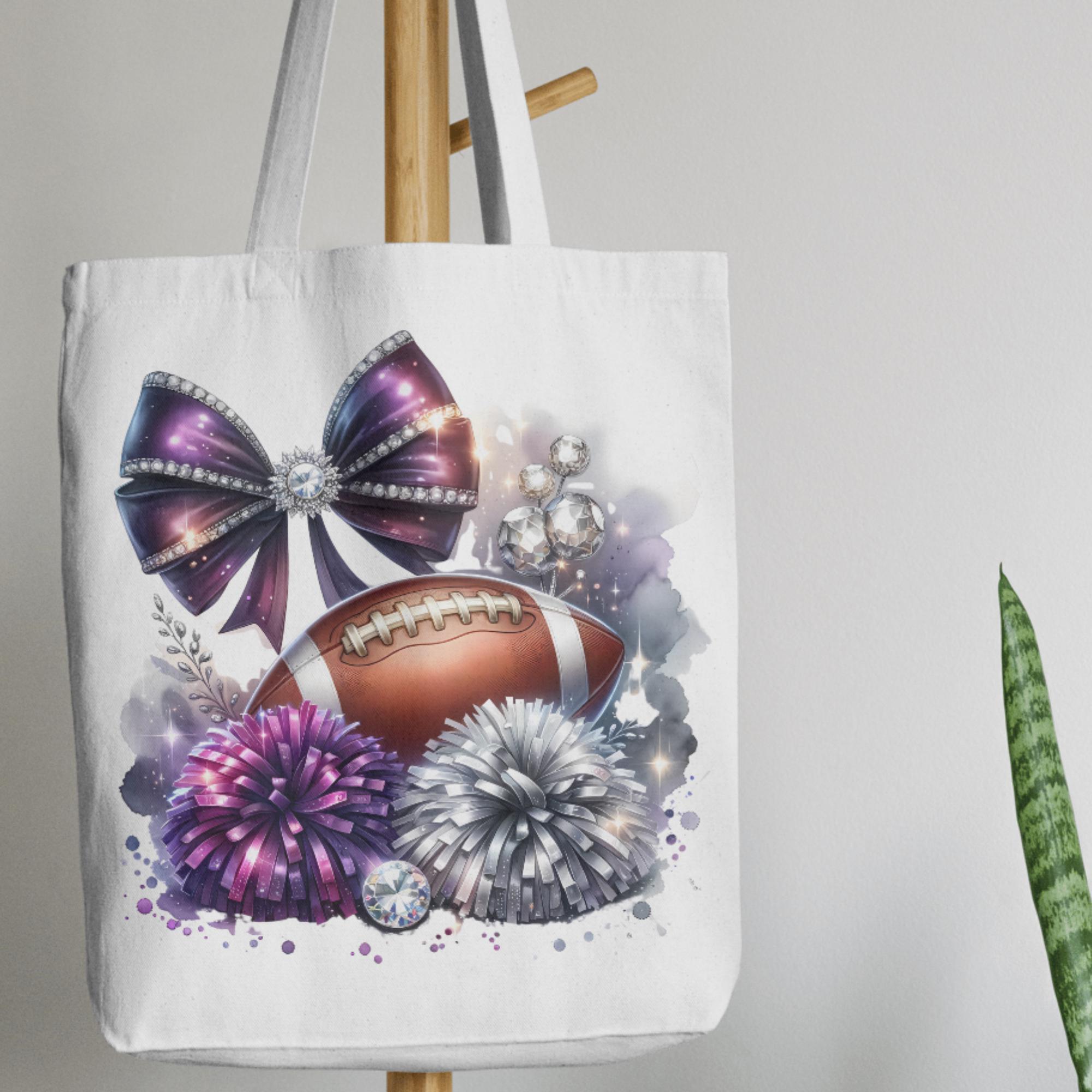 Cheer Football Coquette Bows Watercolor Clipart | 10 PNG Files - Etsy