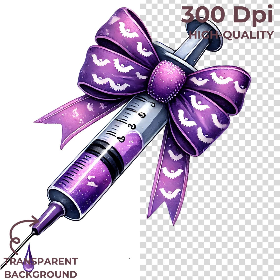 Spooky Halloween Syringe Clipart – Medical Digital Art (10 PNG) - Etsy