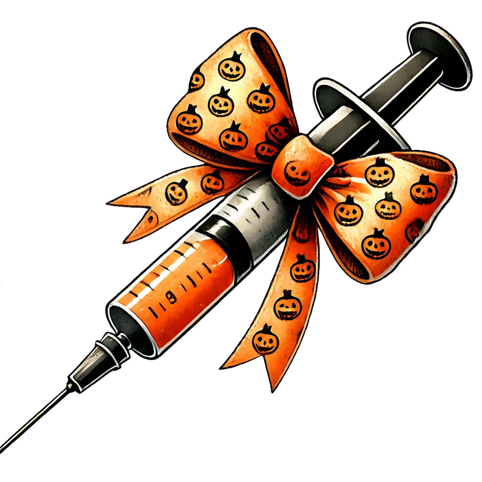 Spooky Halloween Syringe Clipart – Medical Digital Art (10 PNG) - Etsy