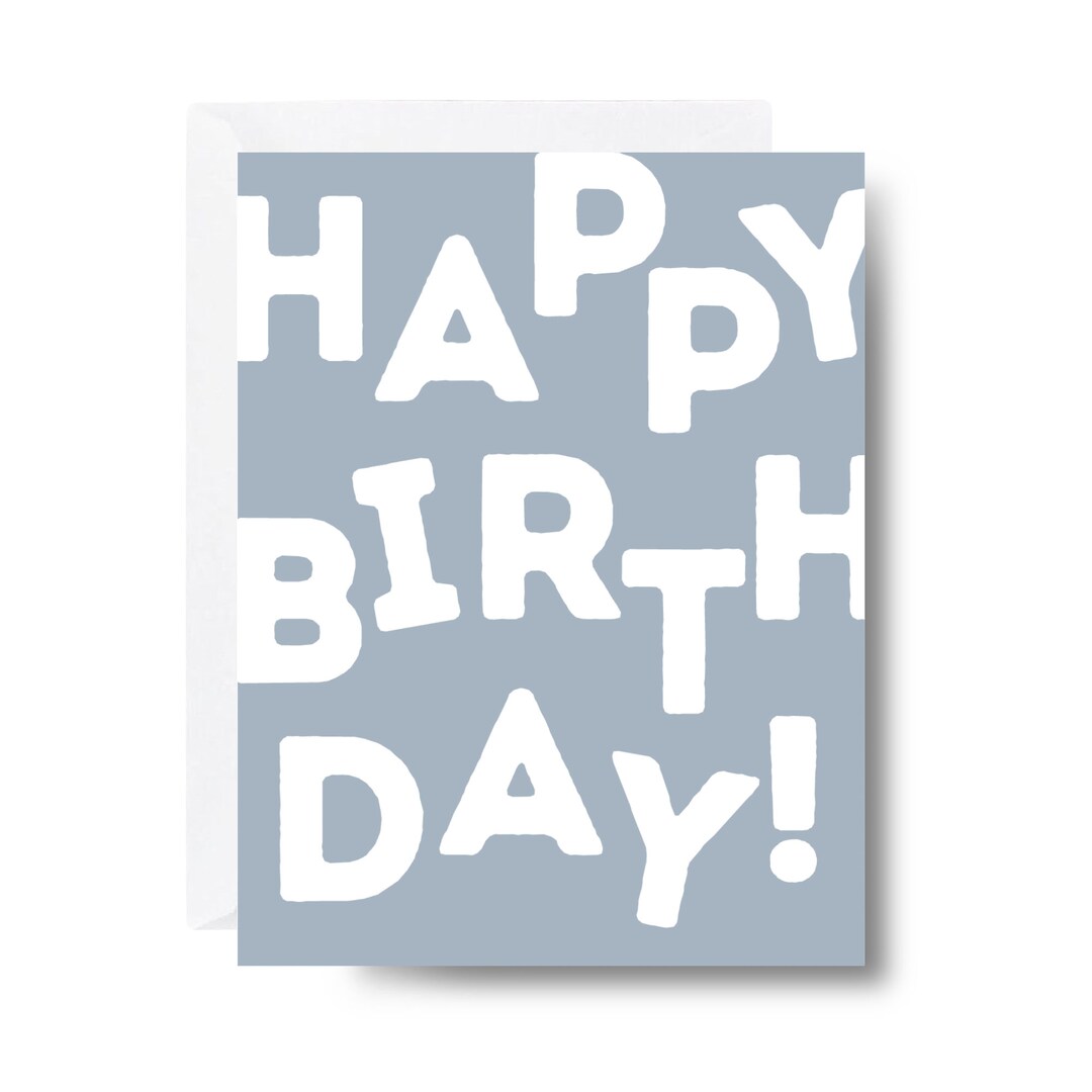Scatter Birthday Card - Etsy