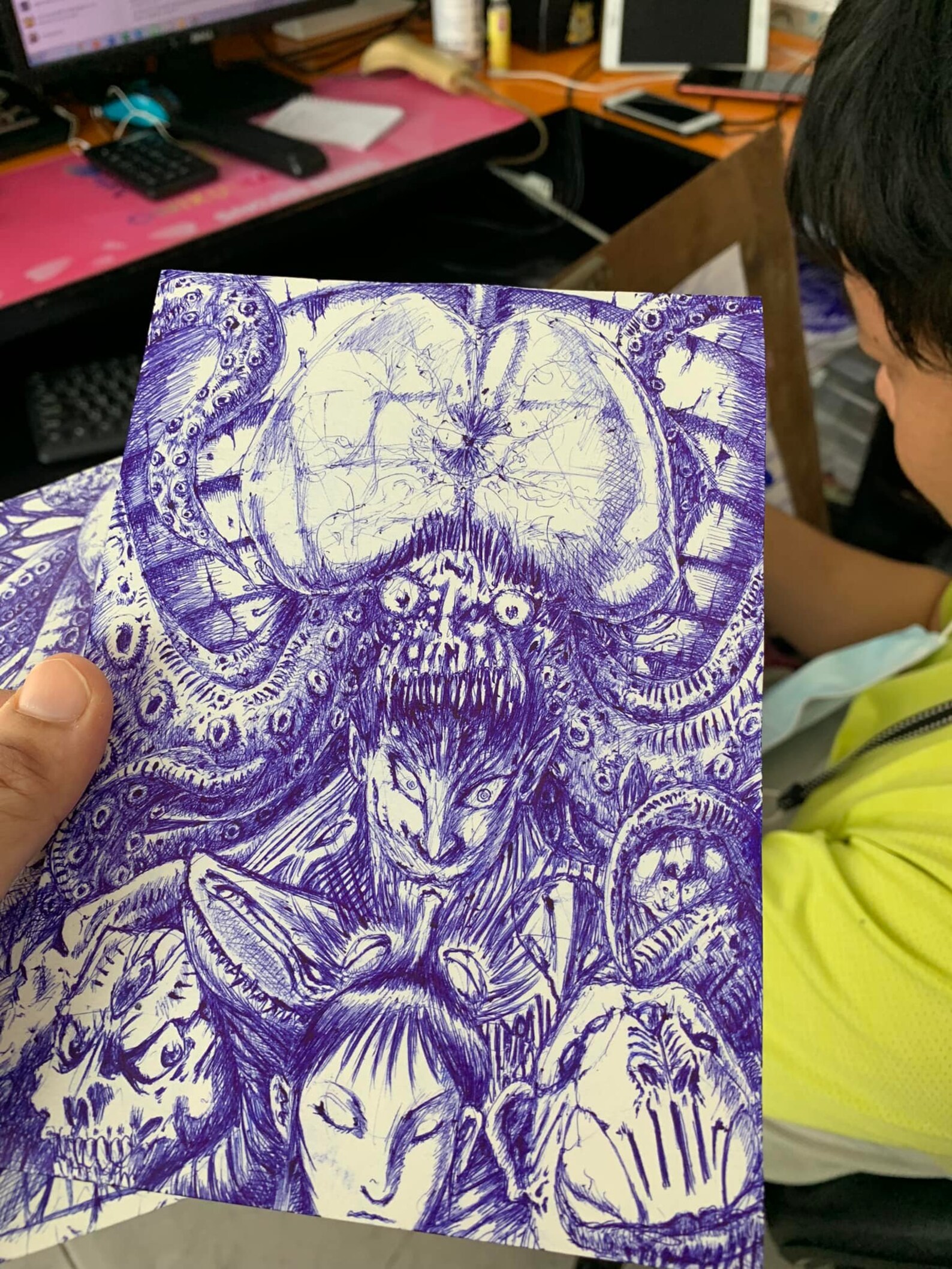 Disciple / Digital Printable Scan From Hard Drawn With Ballpoint Pen on ...