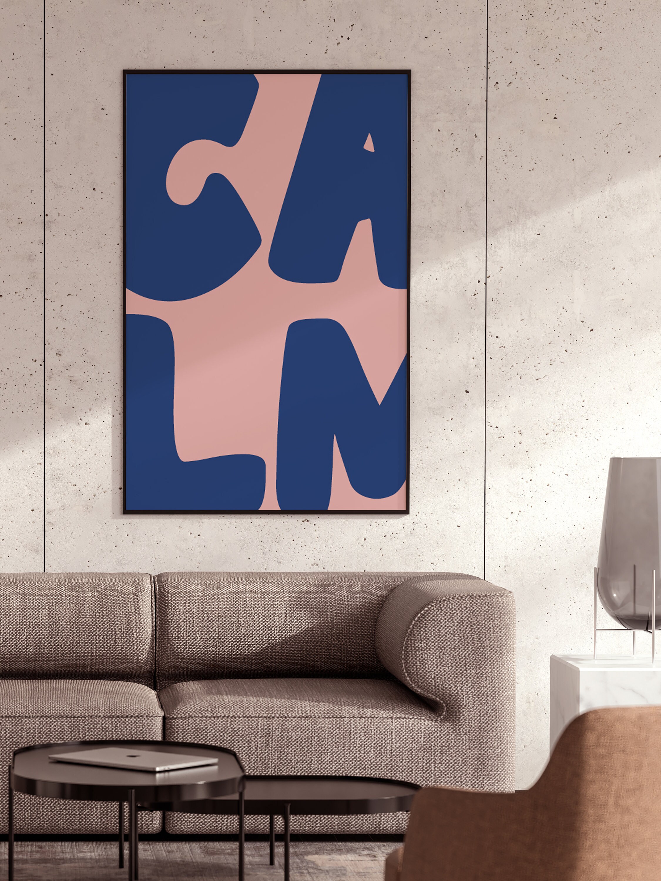 Calm Minimalist Wall Poster Digital Downloadable Prints for - Etsy