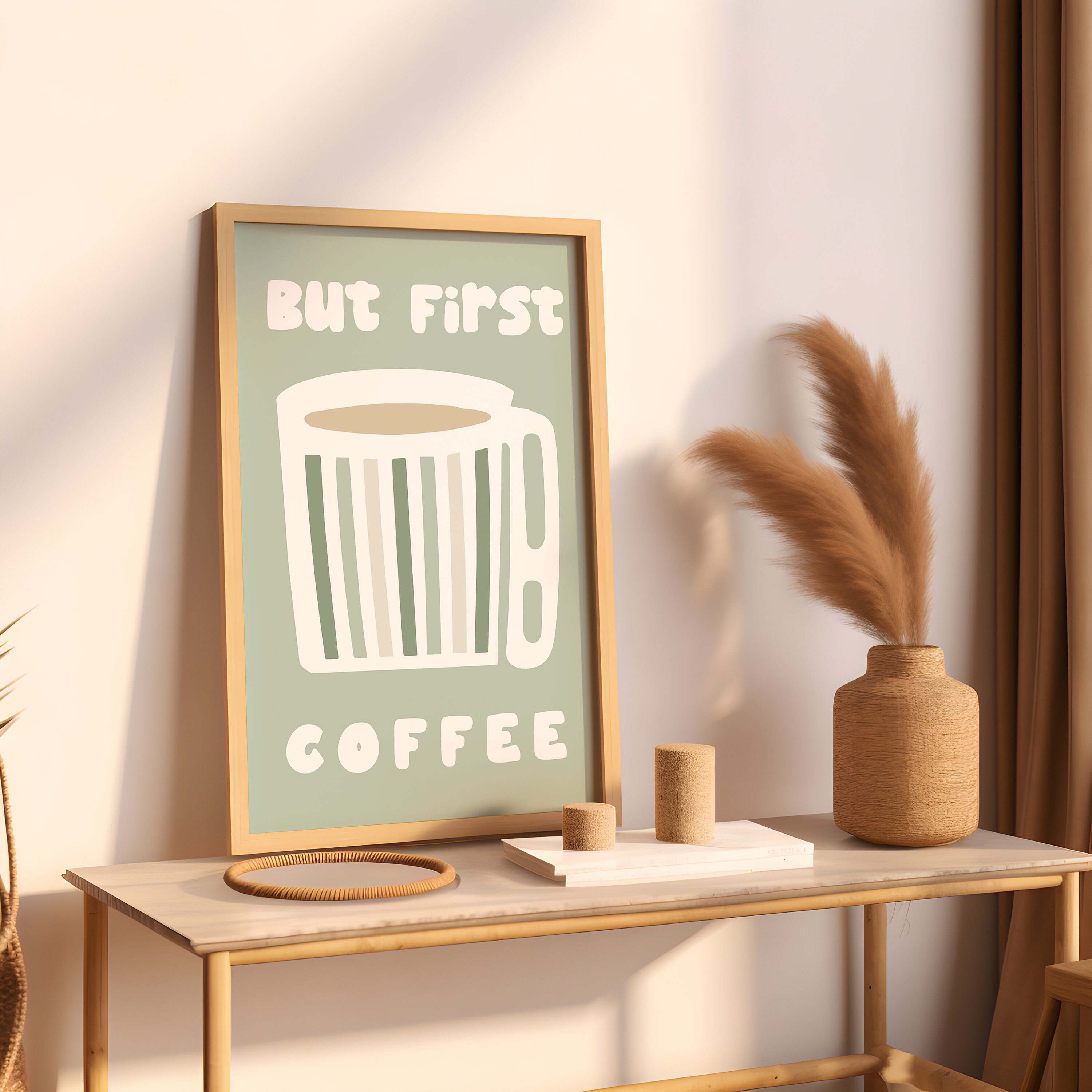 Coffee Print Retro Drink Poster Pop Art Kitchen Retro - Etsy