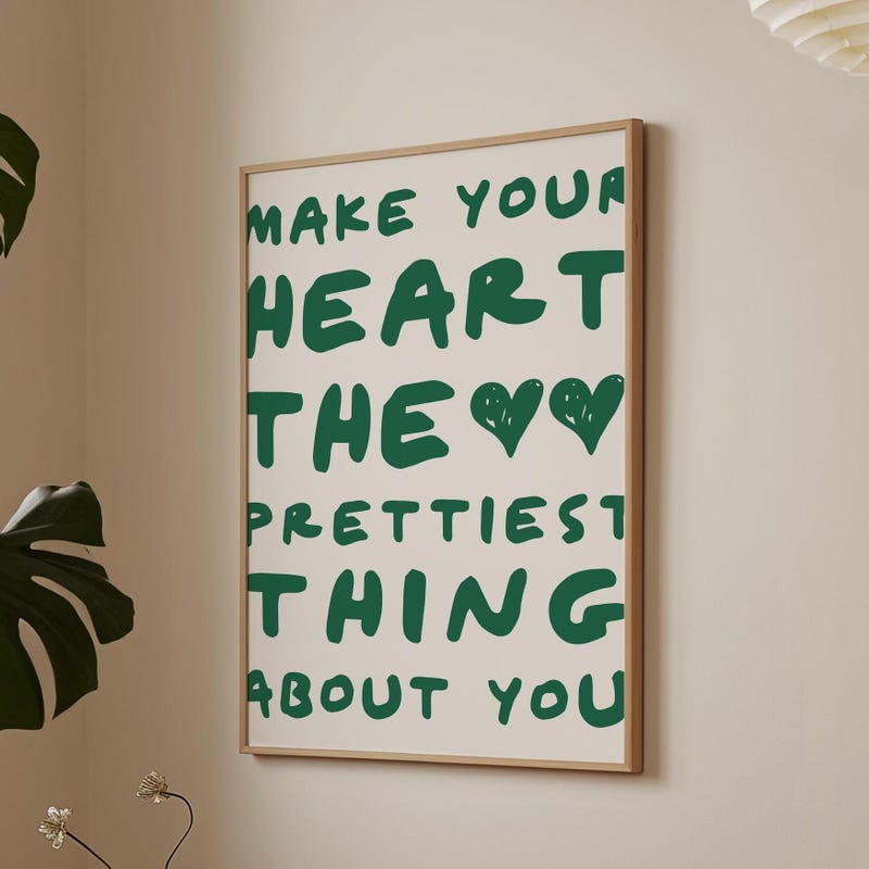 Heart Typography - Etsy