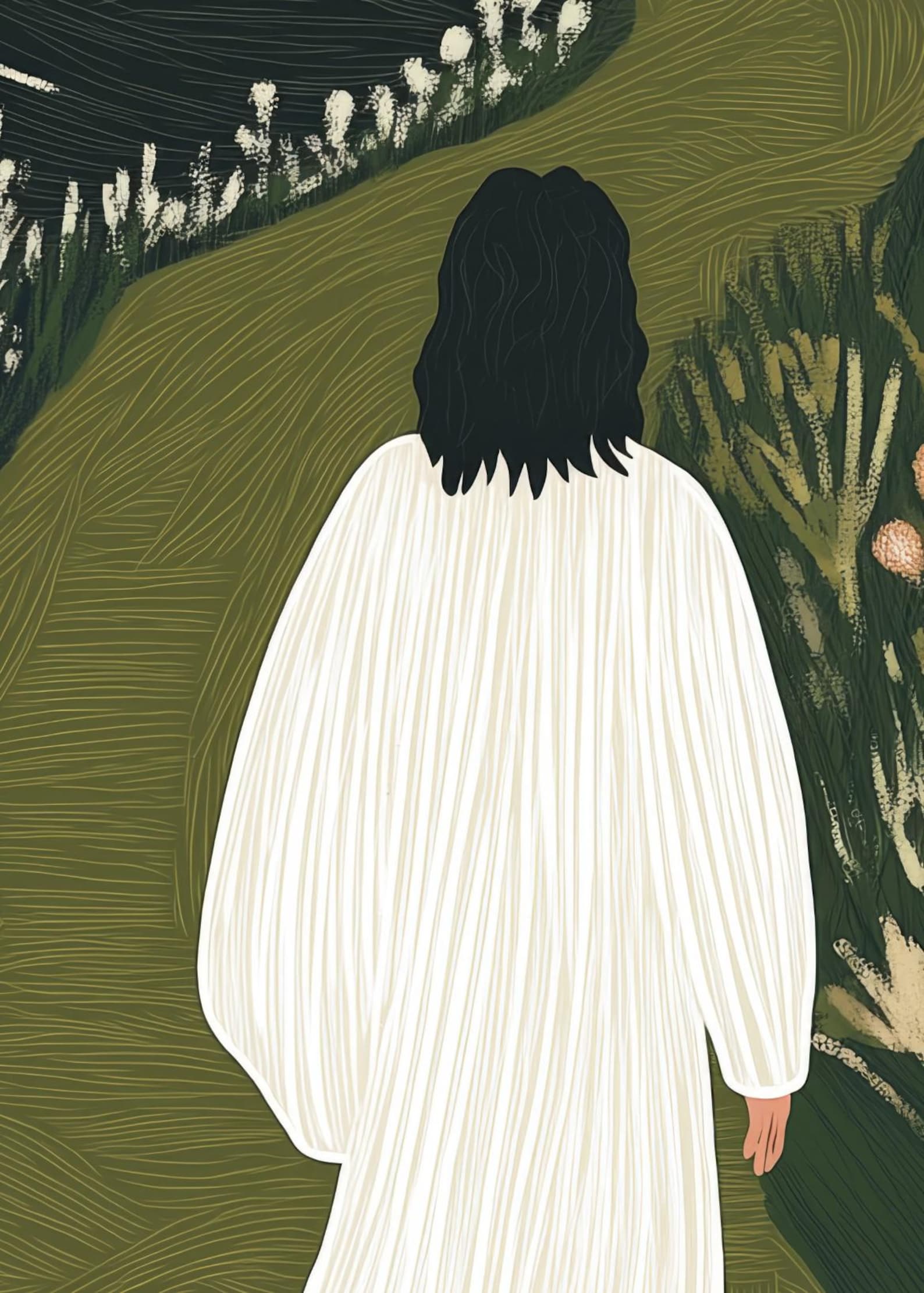 Greenly Jesus Leaves the 99 Wall Art, Christian Jesus Poster, Bible Art ...