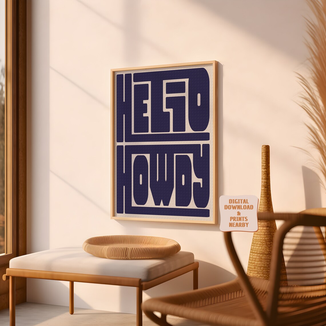 Blue Indigo Hello Howdy Instant Digital Download, Homie Western ...