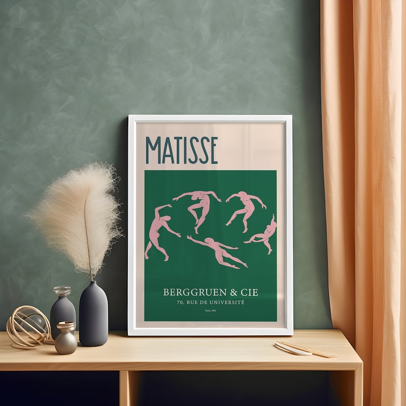 Henri Matisse La Danse II Print: Vintage Museum Poster (digital ...