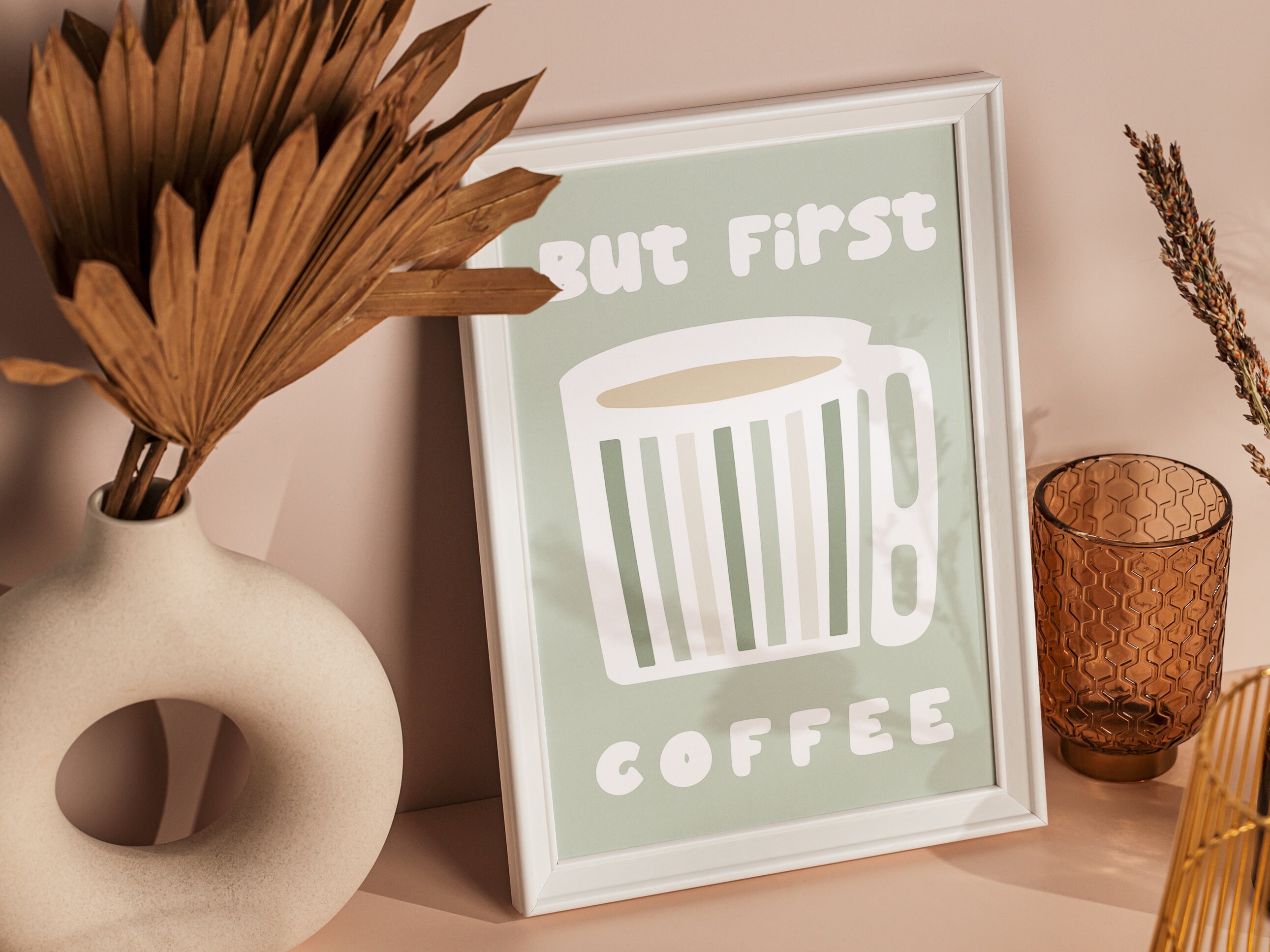 Coffee Print Retro Drink Poster Pop Art Kitchen Retro - Etsy