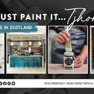 Tjhoko Paint, 500ml Chalk Paint, Eco-friendly, Non-toxic, Easy to Use ...