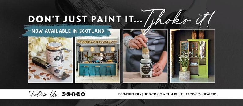 Tjhoko Paint, 500ml - Chalk Paint, Eco-friendly, Non-toxic, Easy to Use ...