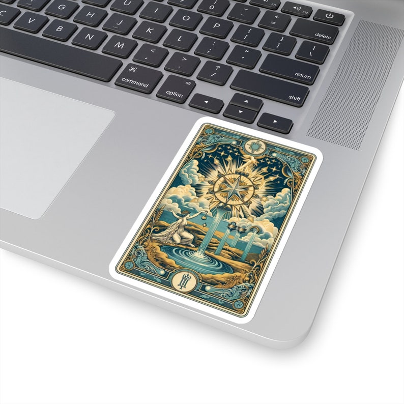 The Star Tarot Sticker Vintage Design Sticker Unique Tarot Spiritual ...