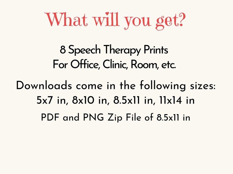 8 Speech Therapy Poster Bundle, Speech Therapy Room Decor, Speech ...