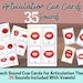 Articulation Cue Cards, Speech Sound Visuals, Mouth Shapes Bundle ...