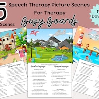 96 Articulation Speech Therapy Activity Bundle, Visual Cue Cards, Seek ...
