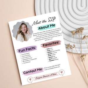 Meet the Speech Therapist, Meet the SLP, Meet the Speech-language ...