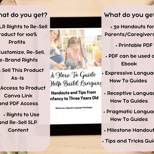 30 PLR Speech Therapy Parent Handouts, Speech Prints, Parent Handouts ...