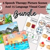 96 Articulation Speech Therapy Activity Bundle, Visual Cue Cards, Seek ...
