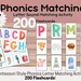 200 Preschool Letter Sound Matching, Phonics Alphabet, Beginning Sound ...