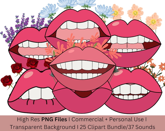 Speech Sounds Phoneme Mouth Clip Art Set - Etsy Canada