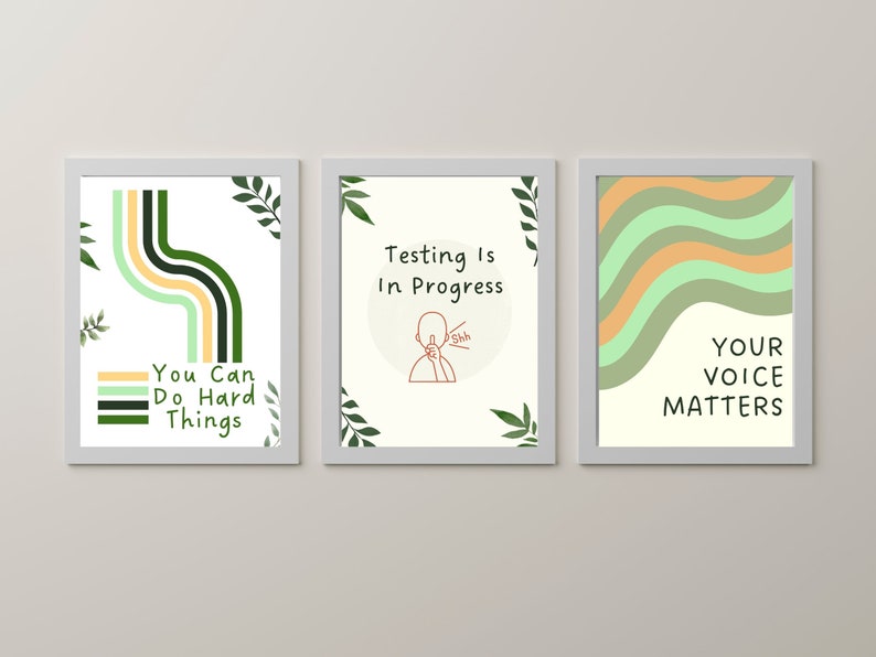 15 Speech Language Therapy Room Decor Greenery, SLP Posters, Speech ...