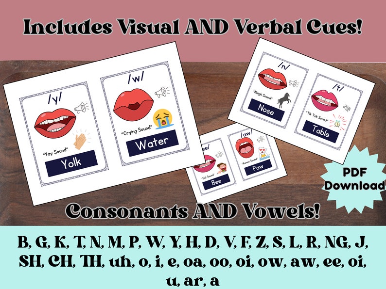 96 Articulation Speech Therapy Activity Bundle, Visual Cue Cards, Seek ...