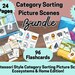 96 Category Matching Flashcard Picture Scene Bundle, Speech Therapy ...