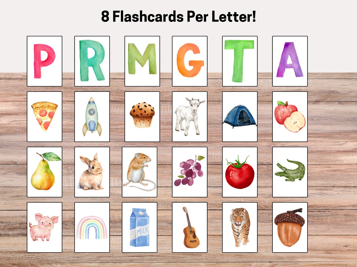 200 Preschool Letter Sound Matching, Phonics Alphabet, Beginning Sound ...