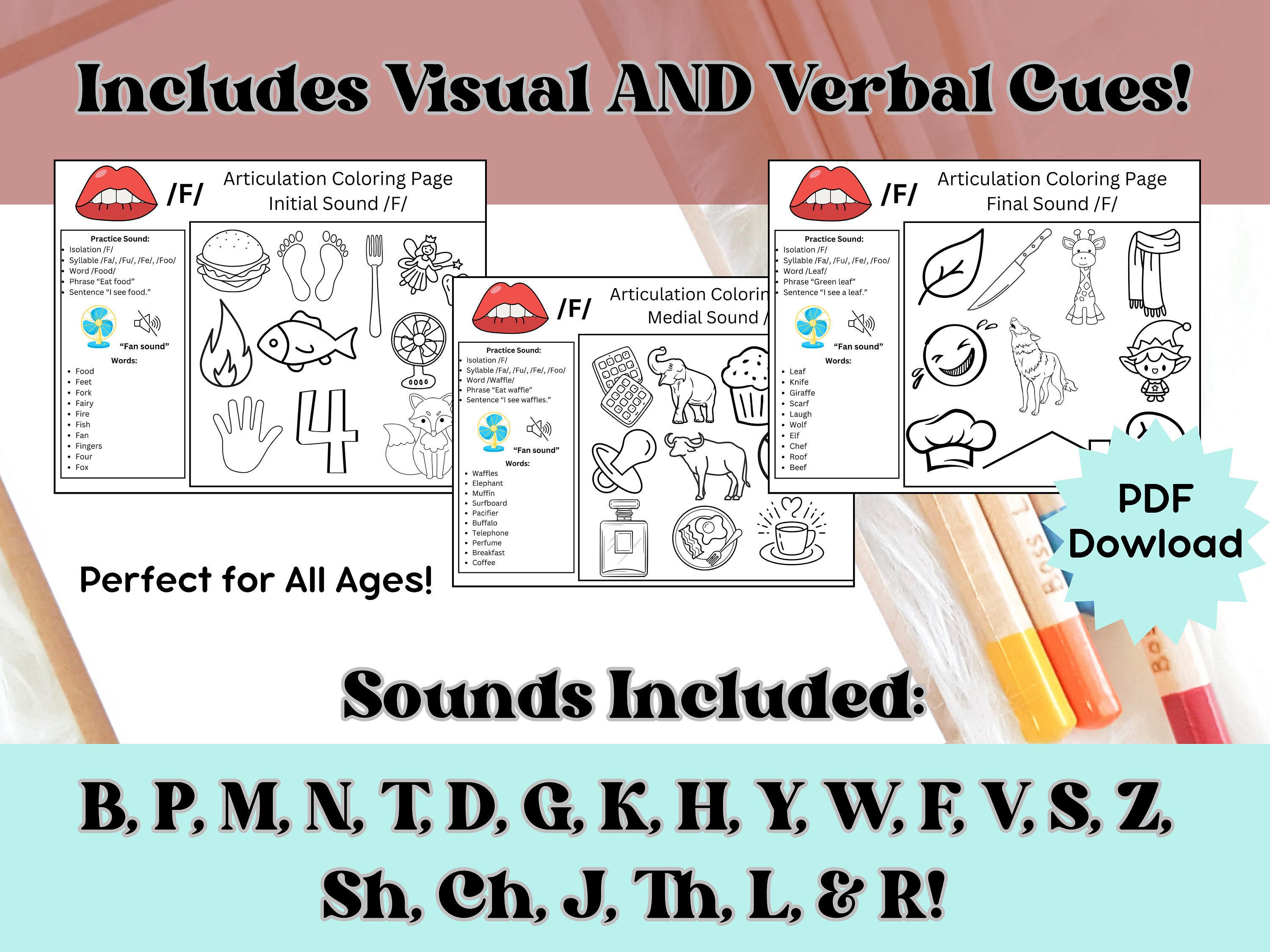 79 Articulation Bundle, Speech Therapy Materials, Coloring Pages ...