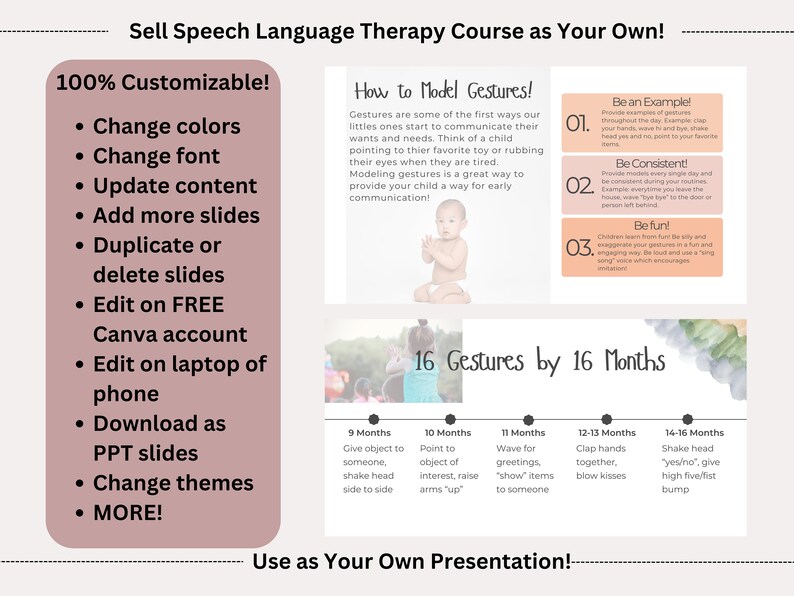 170 Speech Therapy Templates, Instagram Templates, Post/reel, Slide ...