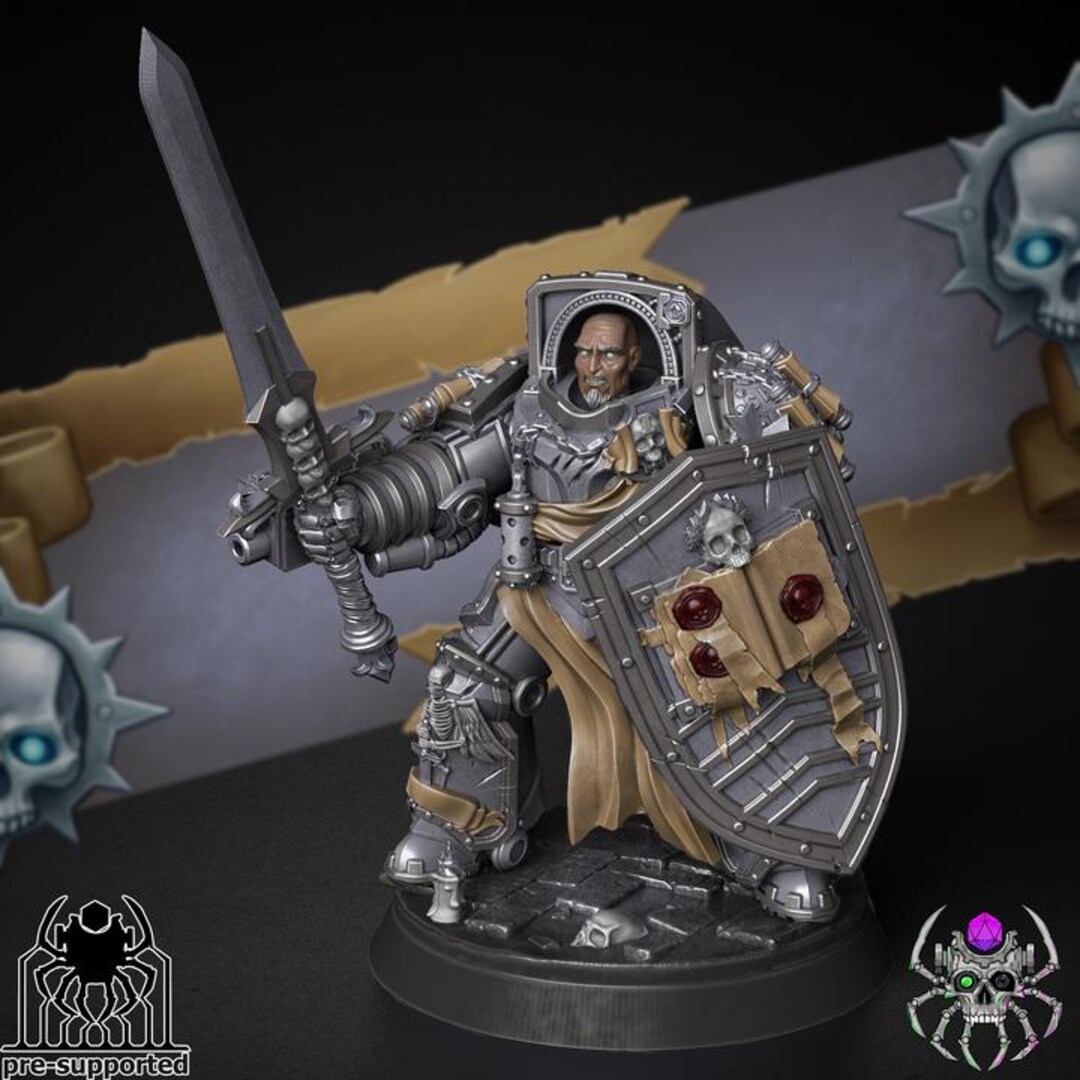 Eightlegsminiatures Lost Knight Protector - Etsy