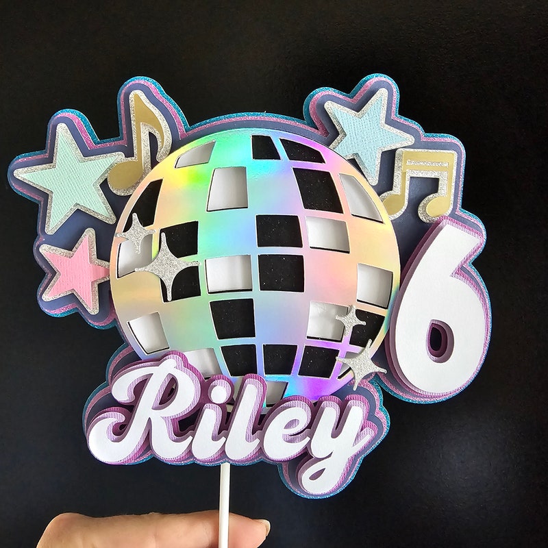 Disco Cake Toppers - Etsy Australia