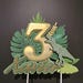 Personalised 3D Cake Topper Dinosaur T-rex Jungle - Etsy