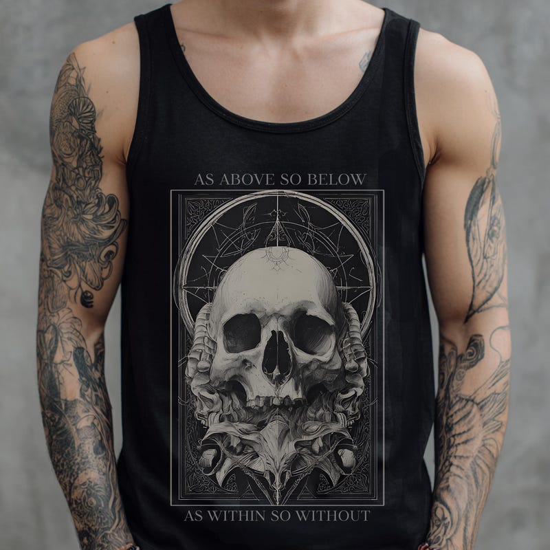 Tank Tops Gothic - Etsy
