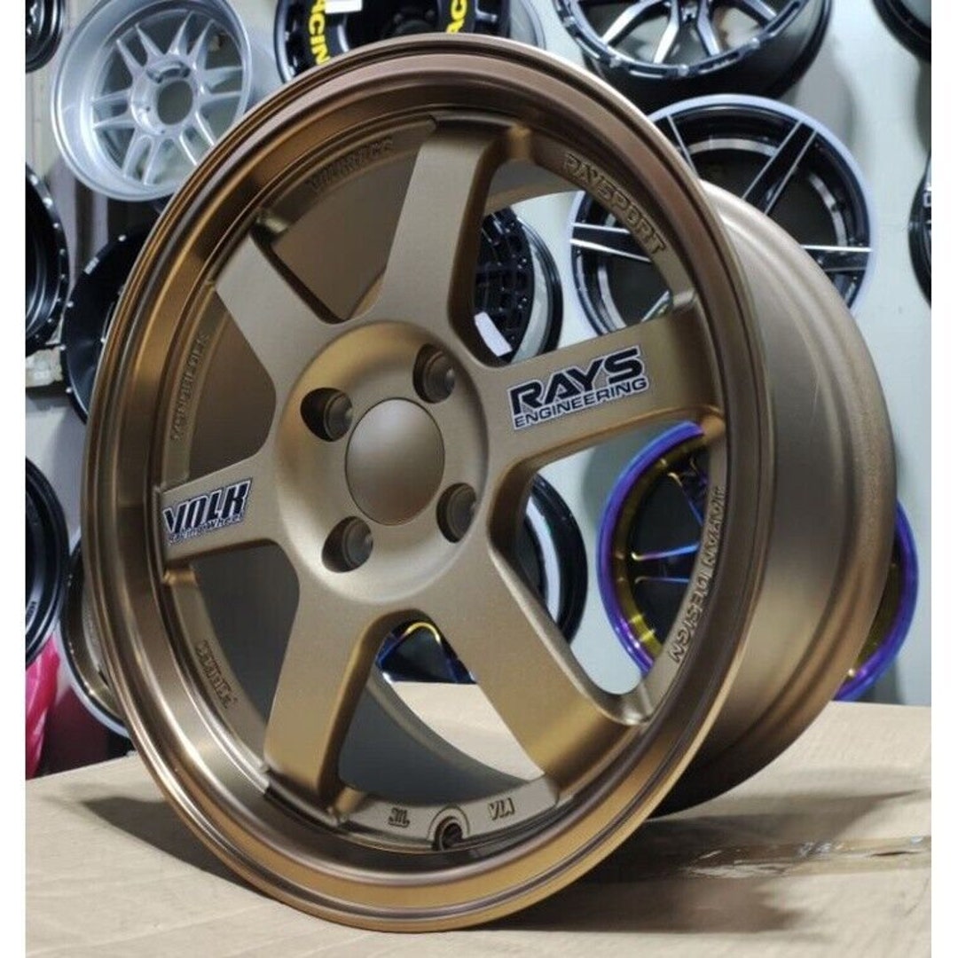 New 4x100 4 Wheels 15x7j TE37 Bronze Flow Formed Fit HONDA TOYOTA MAZDA Express - Etsy