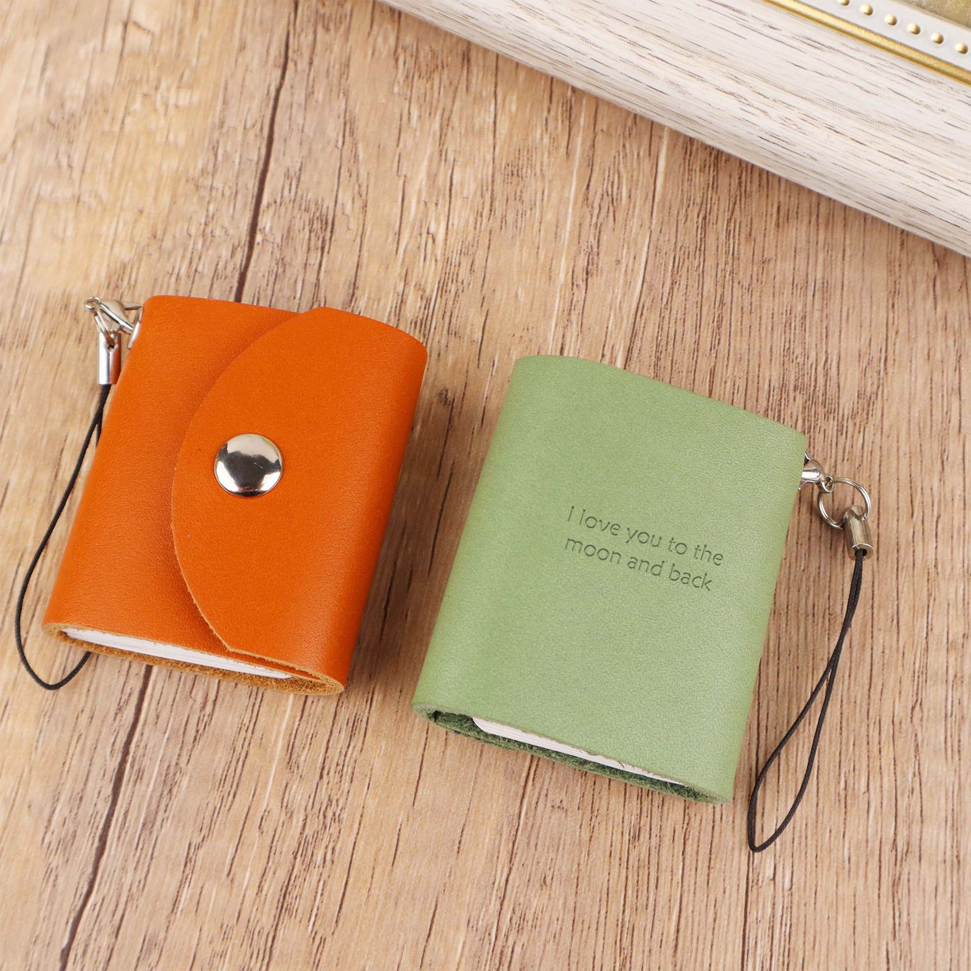 Diy Leather Photo Album Keychain, Personalized Mini Photo Album ...
